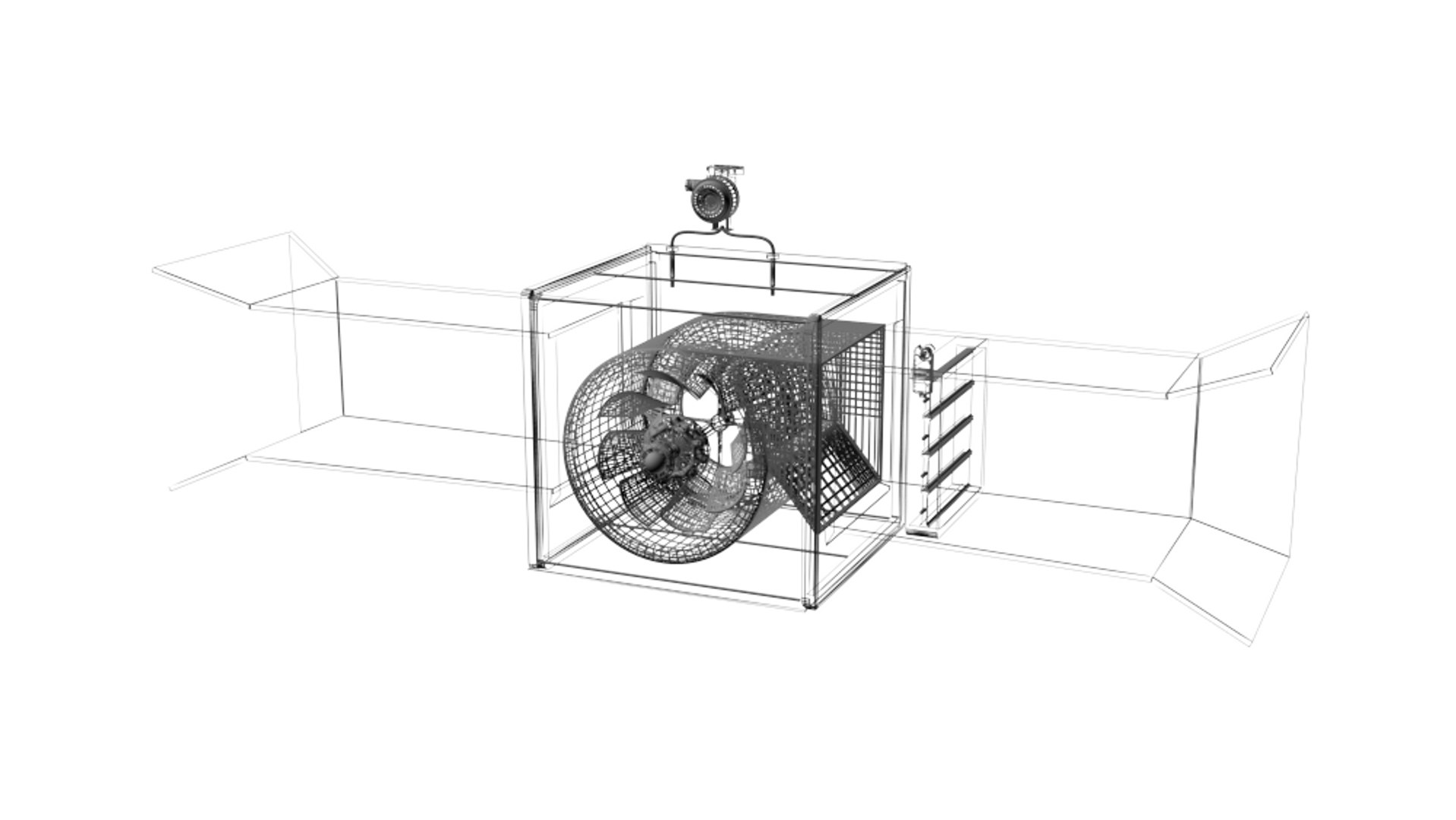 General Extract Fan 3D Model - TurboSquid 1259866
