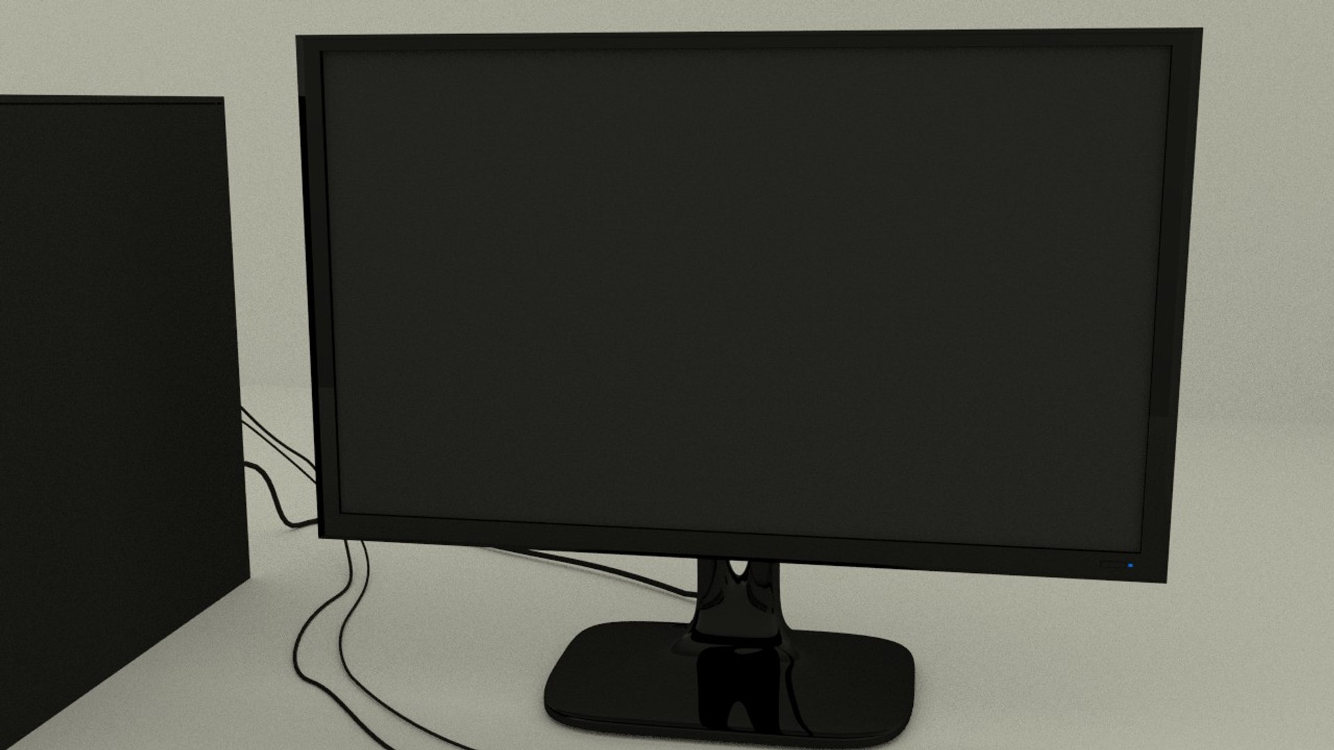 Computer Widescreen Monitor 3ds