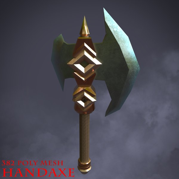 Game Ready Low Poly Hand Axe 3D model - TurboSquid 1851064
