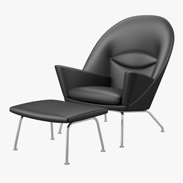 oculus chair ch468 footrest 3d dwg