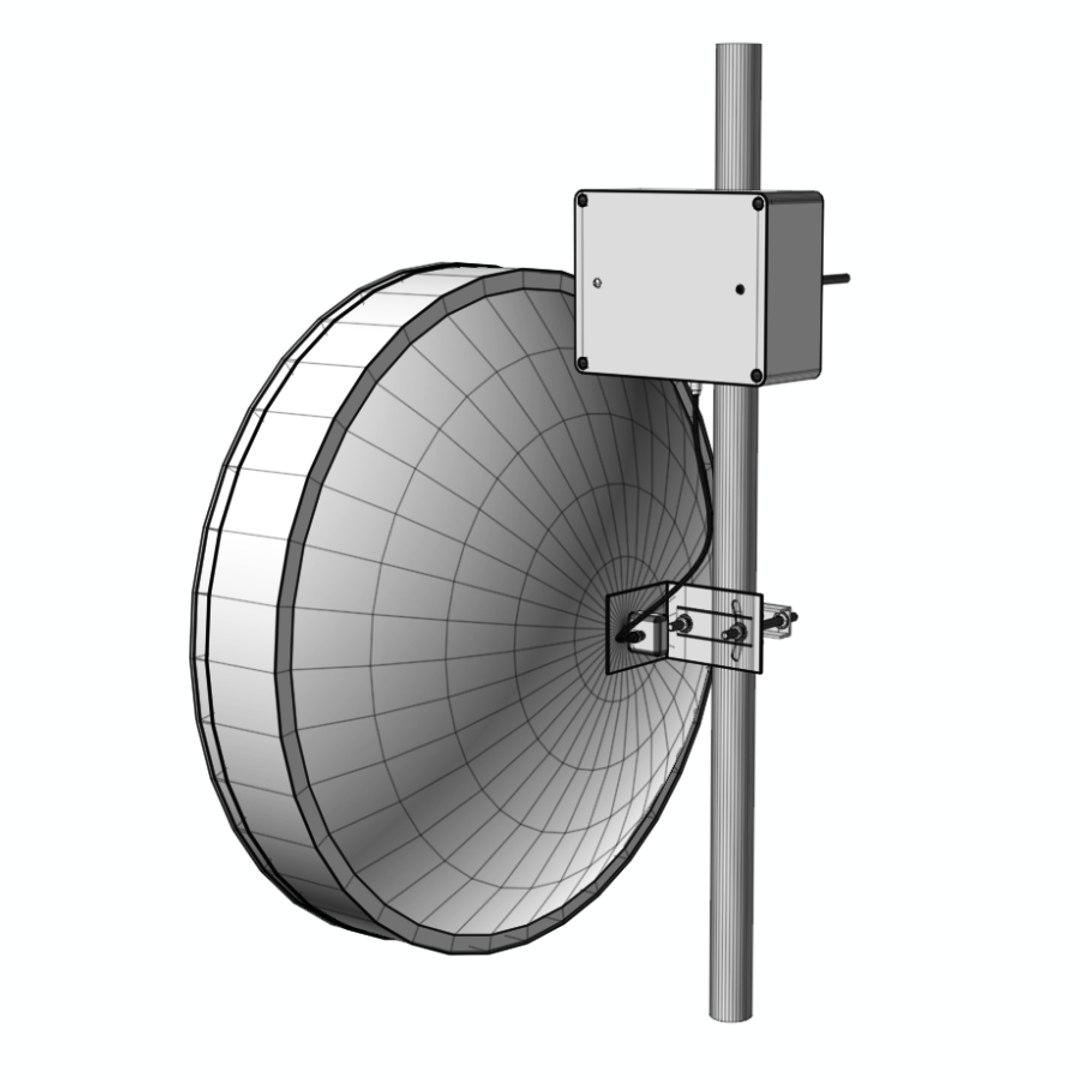 3D Model Wireless Antenna 60cm - TurboSquid 1333645