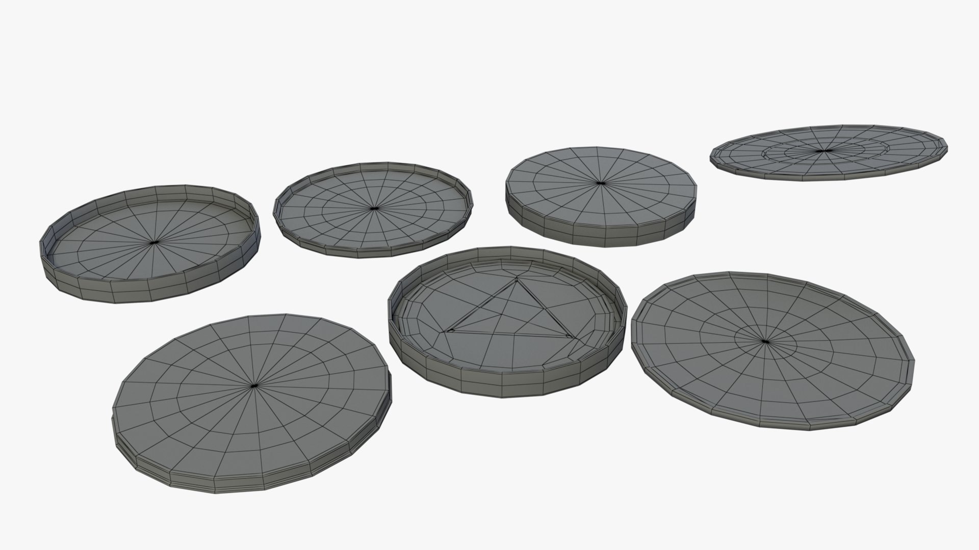 Squid Game Dalgona Candy 3D Model - TurboSquid 2353416