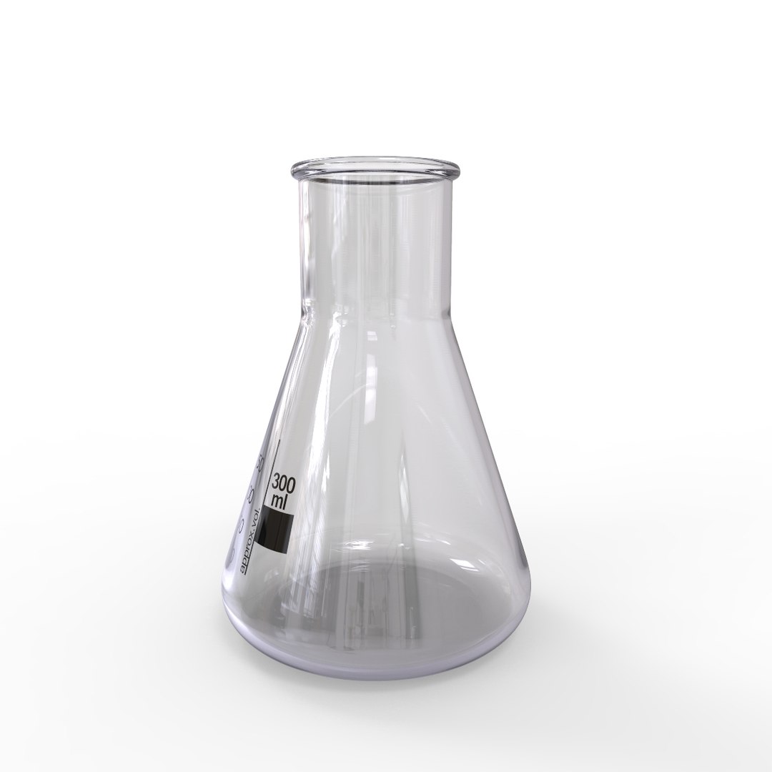 Laboratory Container Flask 3d Max