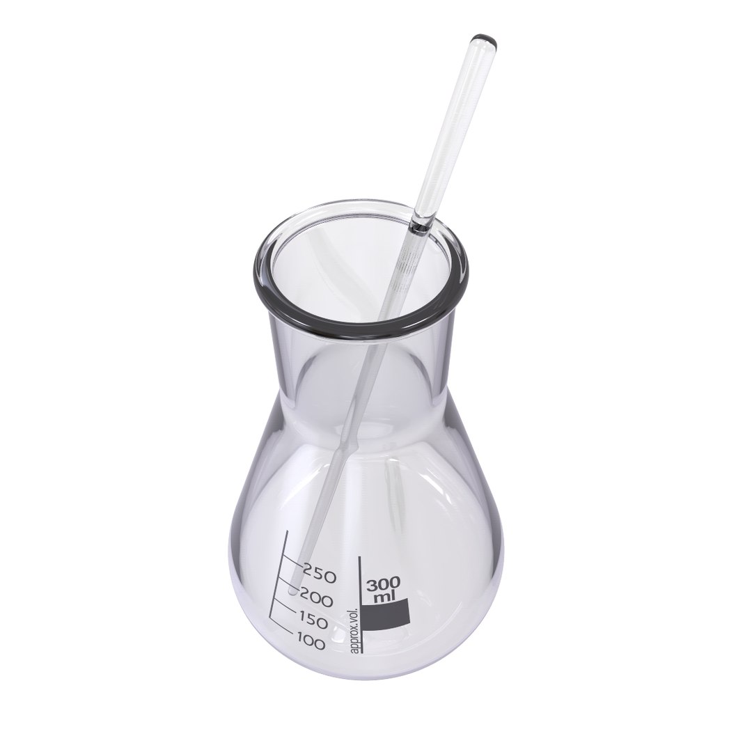 Laboratory Container Flask 3d Max