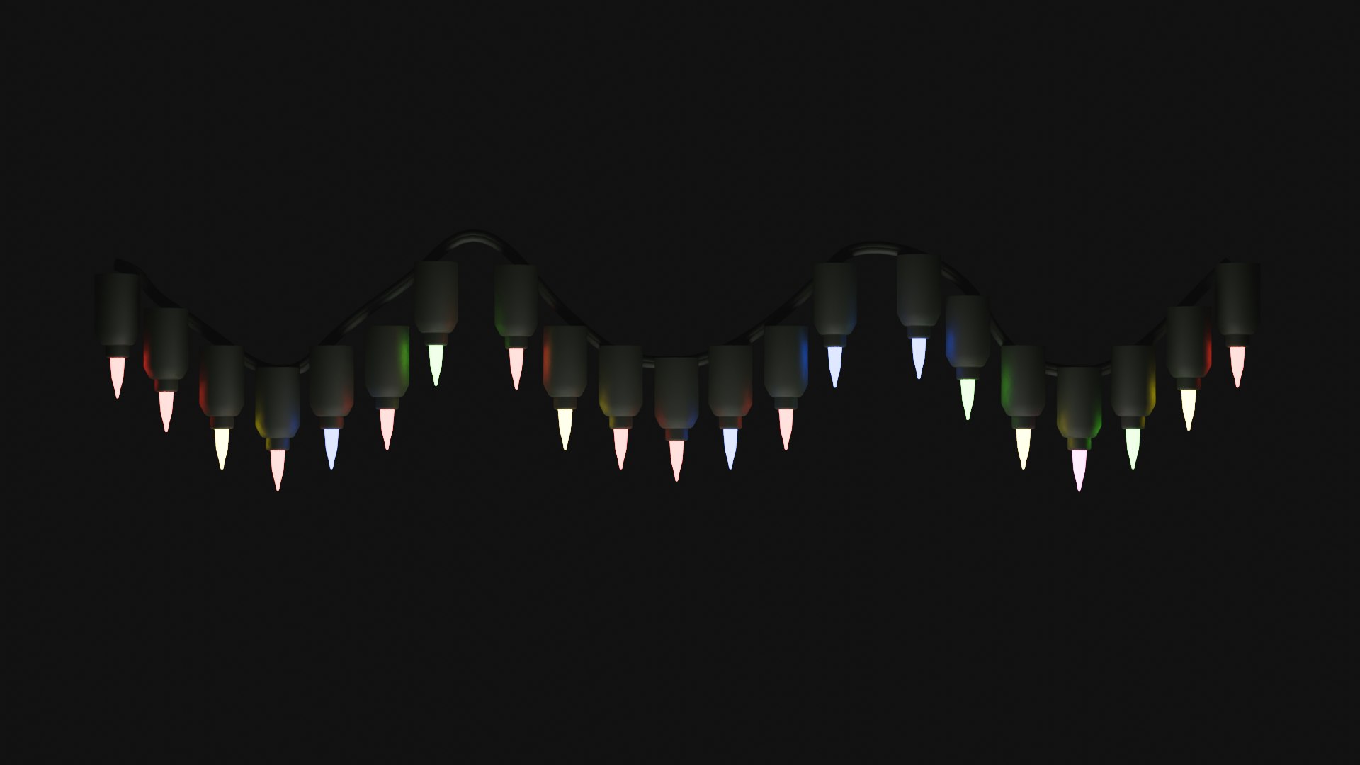Christmas lights 3D model - TurboSquid 2154787