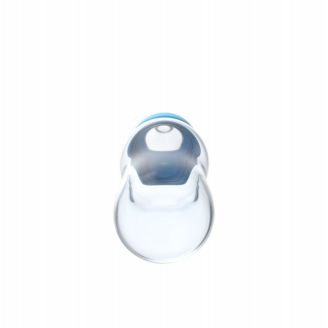 3D Blue Baby Feeding Bottle - TurboSquid 2316264