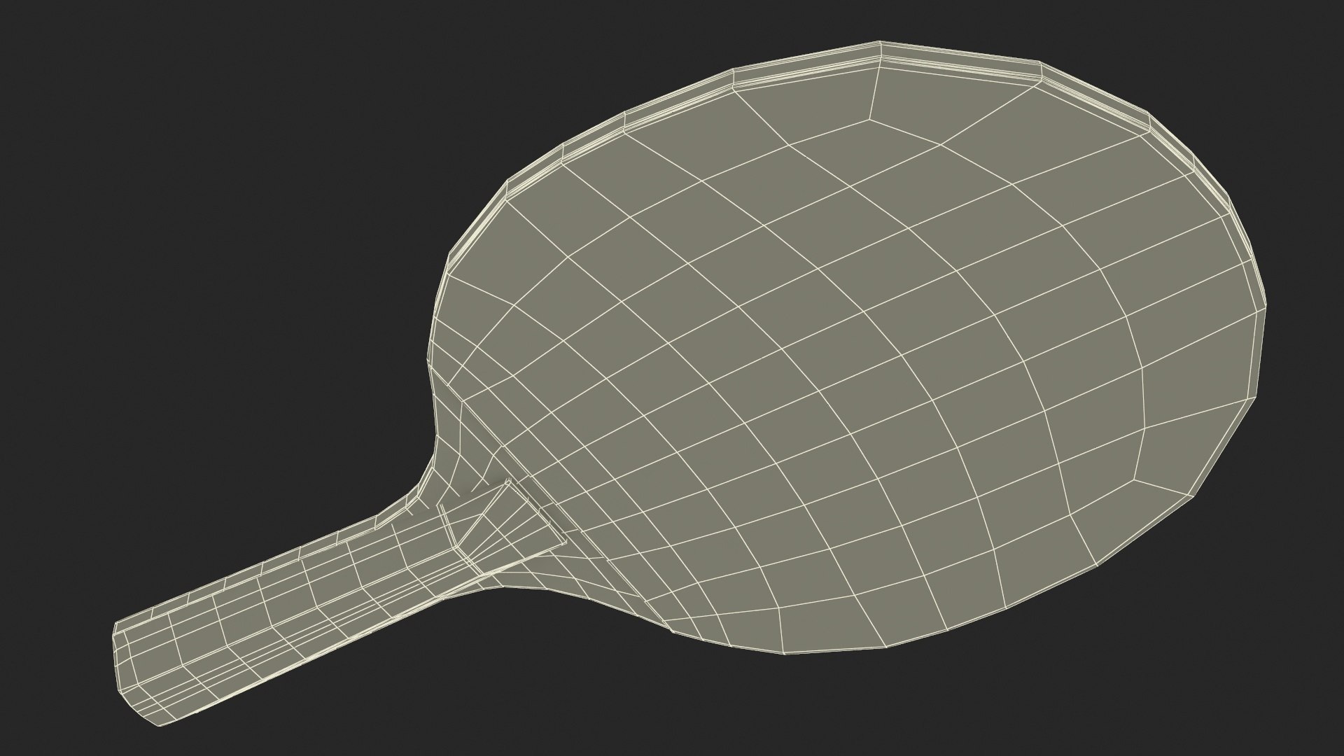 Ping Pong Racket 3D Model - TurboSquid 2214314
