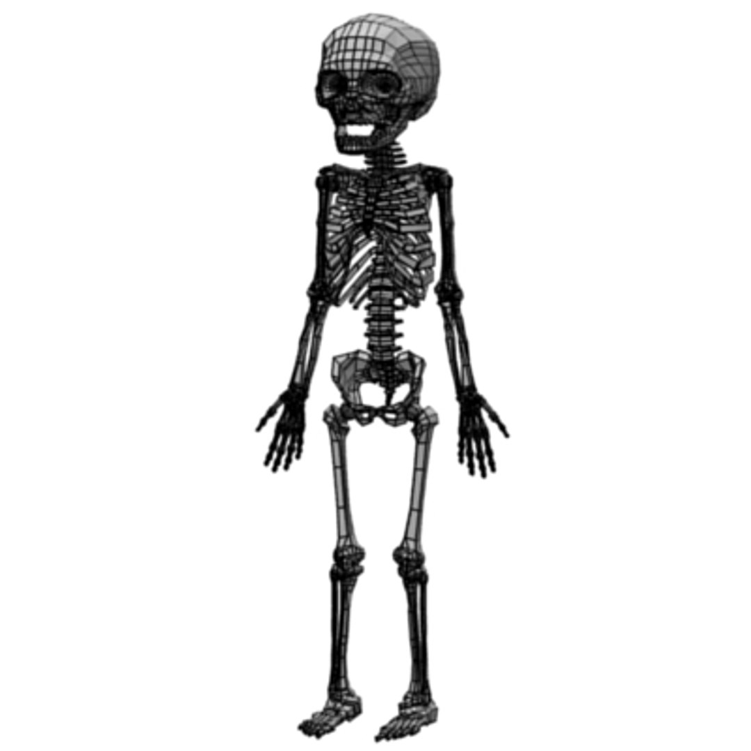 skeleton transformation 3d max