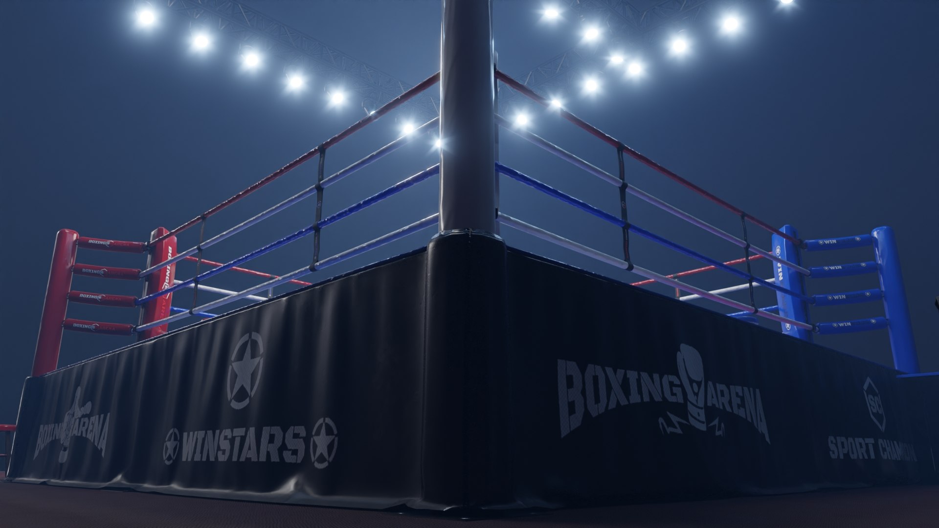 3D BOXING ARENA Game Ready Asset Pack Volume 1 - TurboSquid 2094218