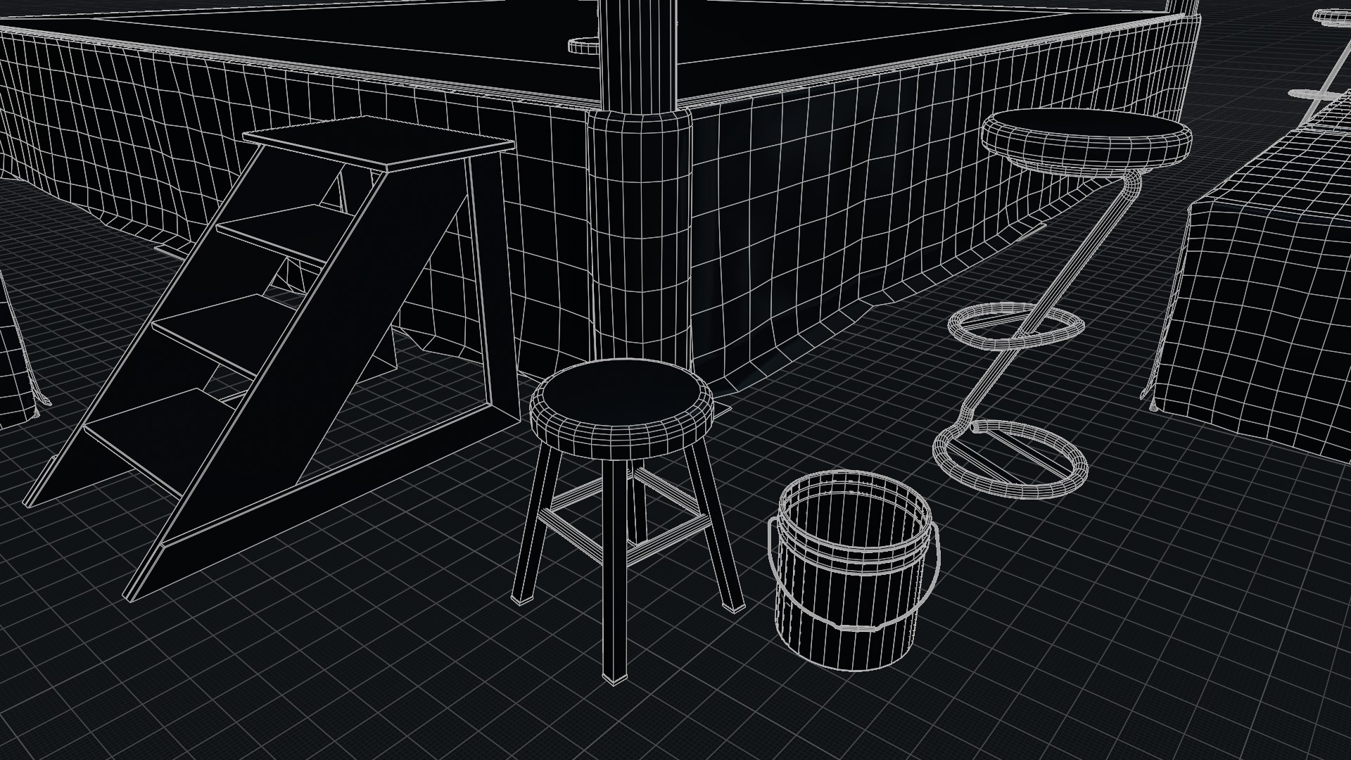 3D BOXING ARENA Game Ready Asset Pack Volume 1 - TurboSquid 2094218