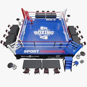Msg Boxing Arena Audience 3D - TurboSquid 1416582