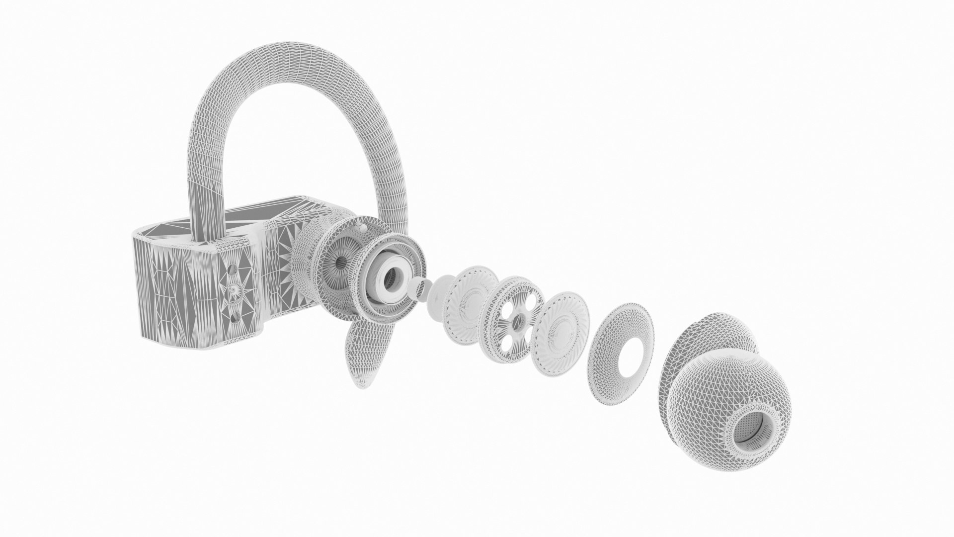 Headset Structure 3 3D Model - TurboSquid 2397835