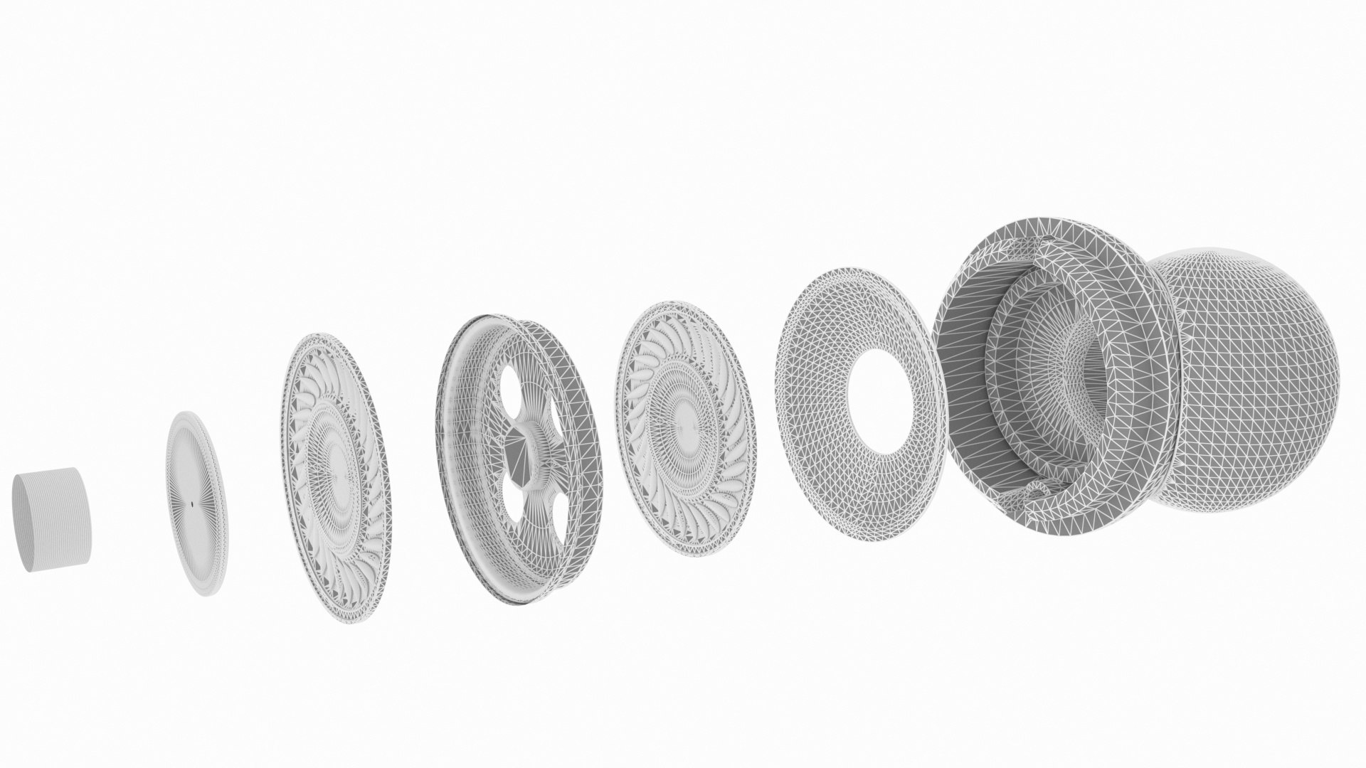 Headset Structure 3 3D Model - TurboSquid 2397835