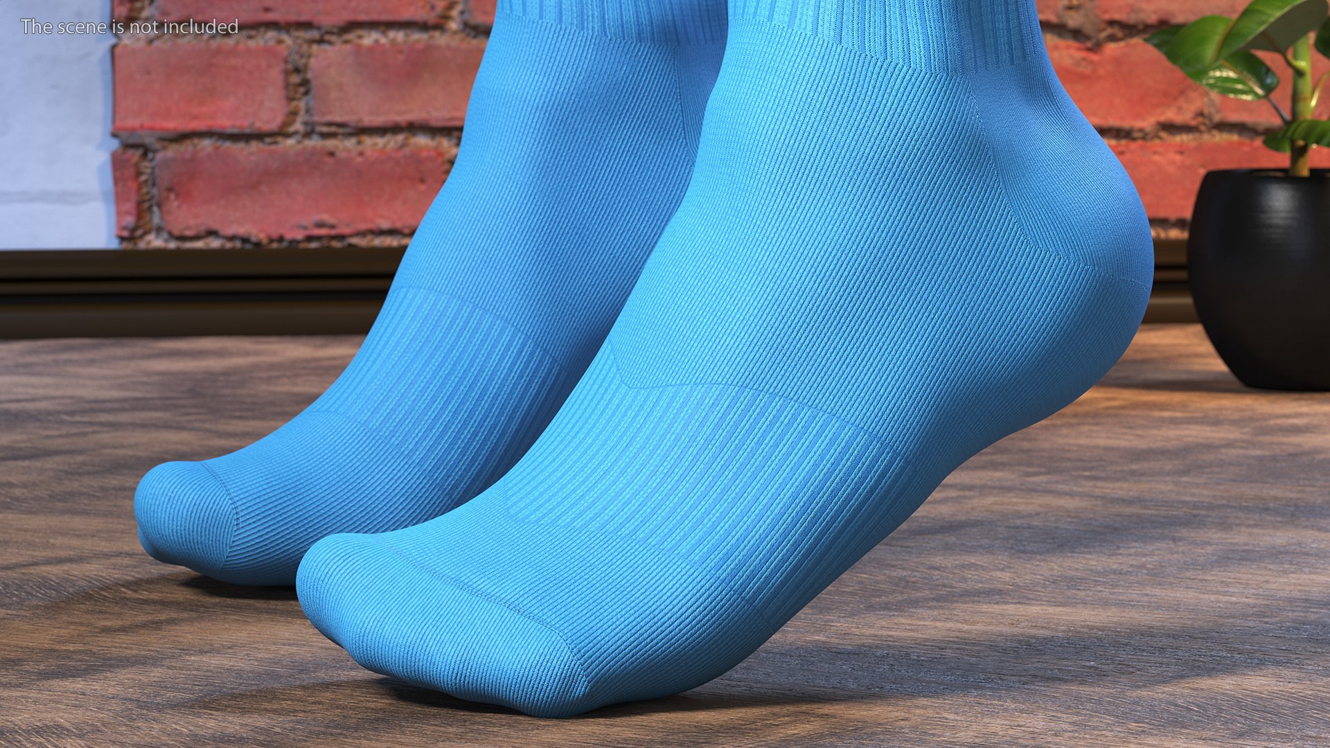 Long Socks Nike Blue On The Foot Standing Toes 3D Model - TurboSquid ...