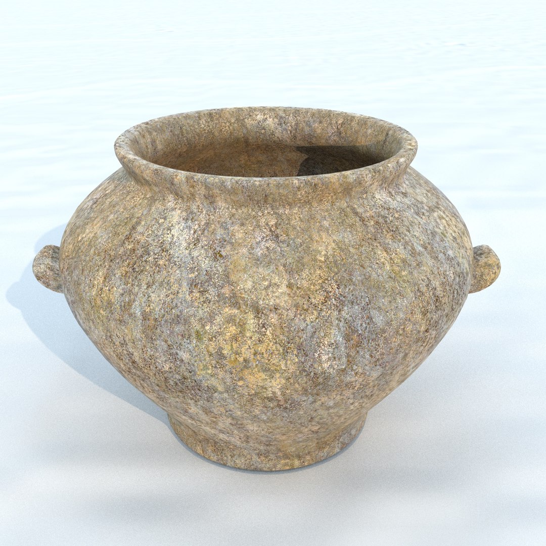 3D Pot Antique 2 Model - TurboSquid 1272172