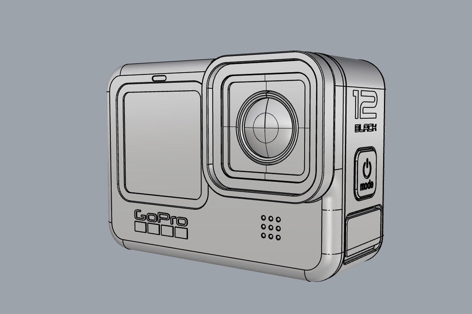 3D GoPro HERO12 Black - TurboSquid 2153741