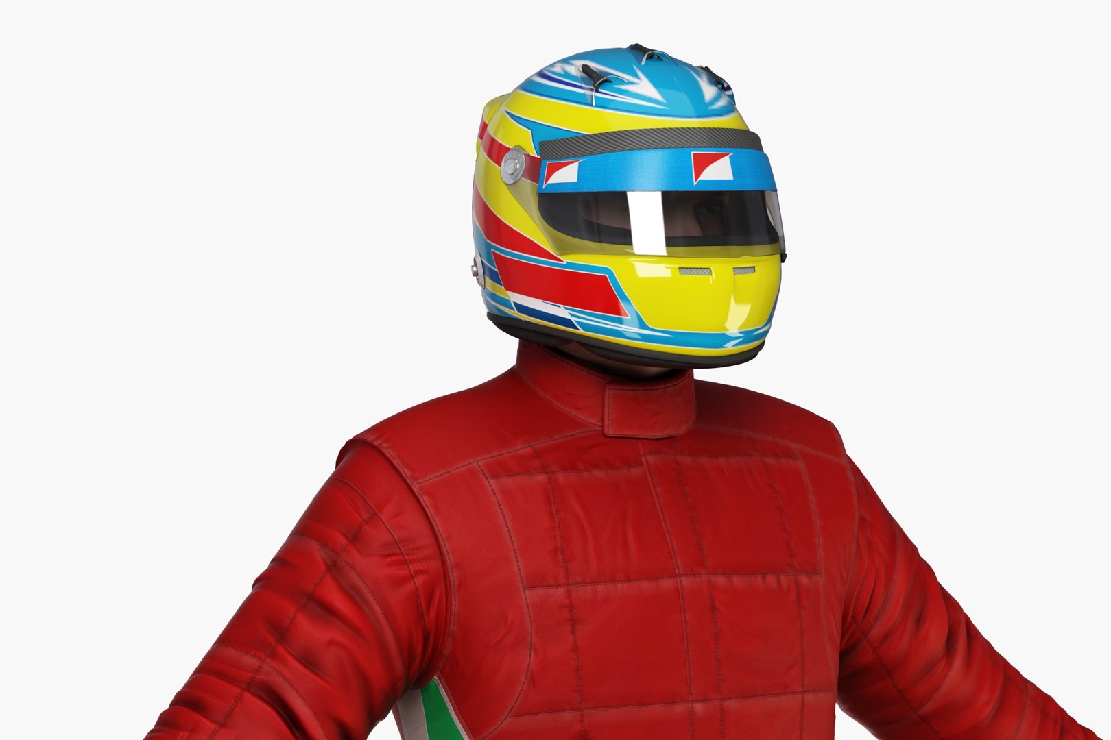 f1 pilot character rigging lwo