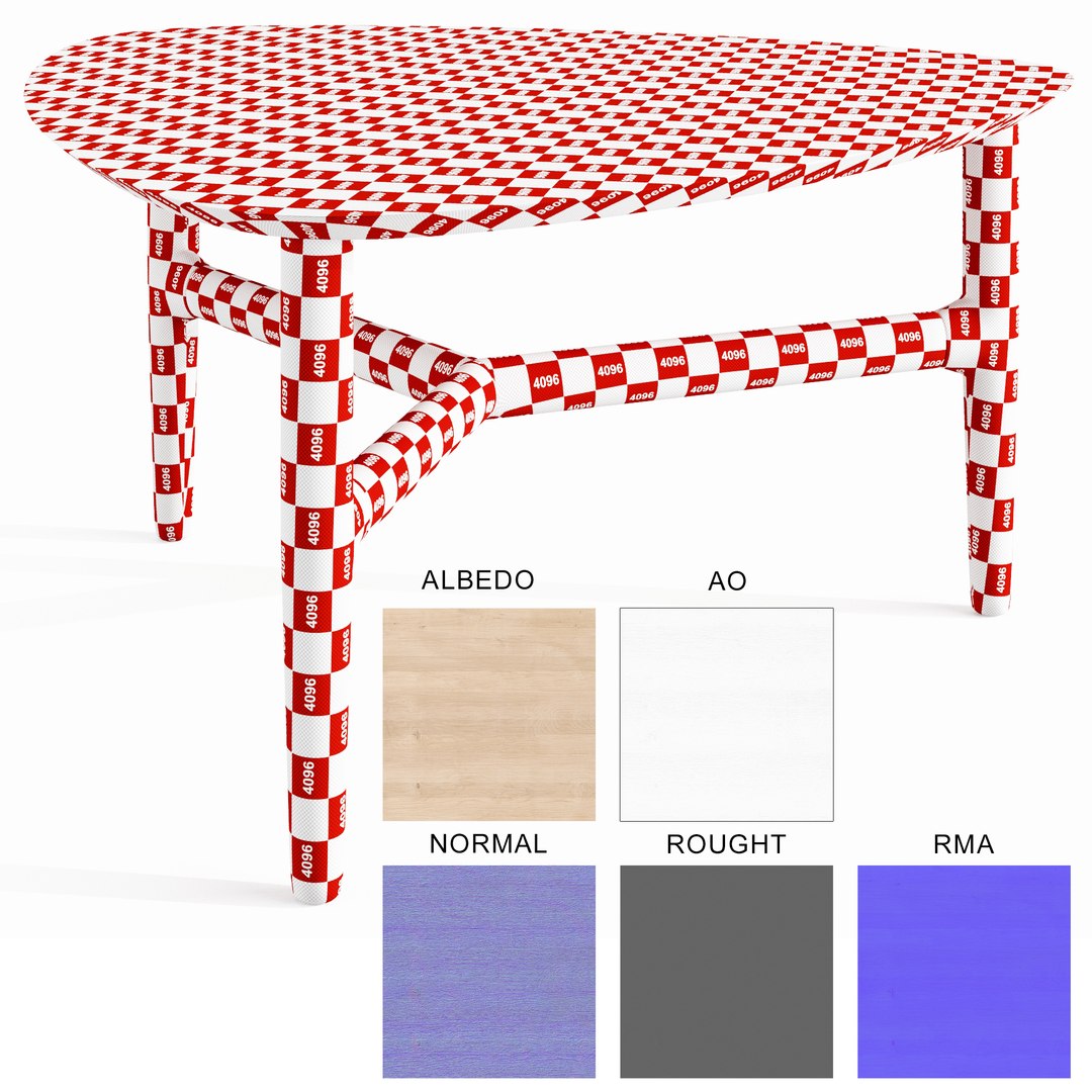 3D BREZZA Coffee Table - TurboSquid 1728391