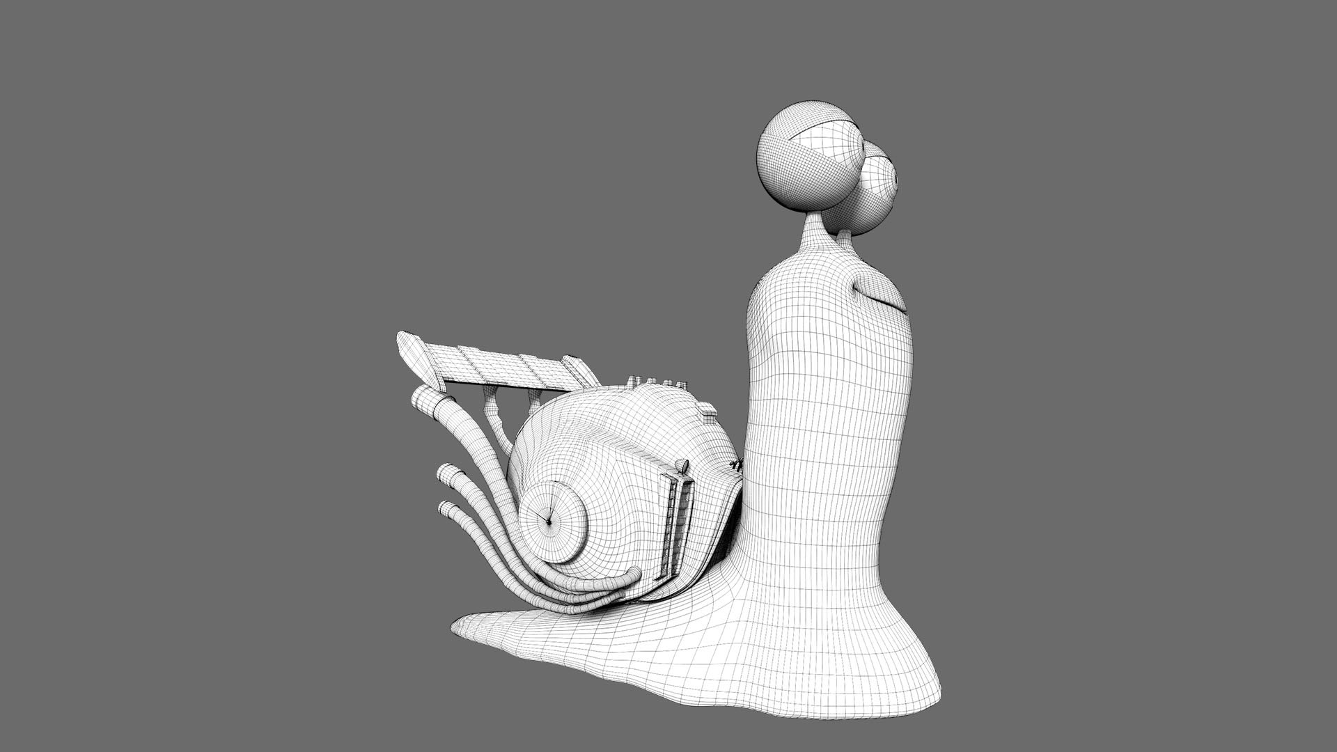 Cartoon Snail Racing Turbo Car 3D - TurboSquid 2105214