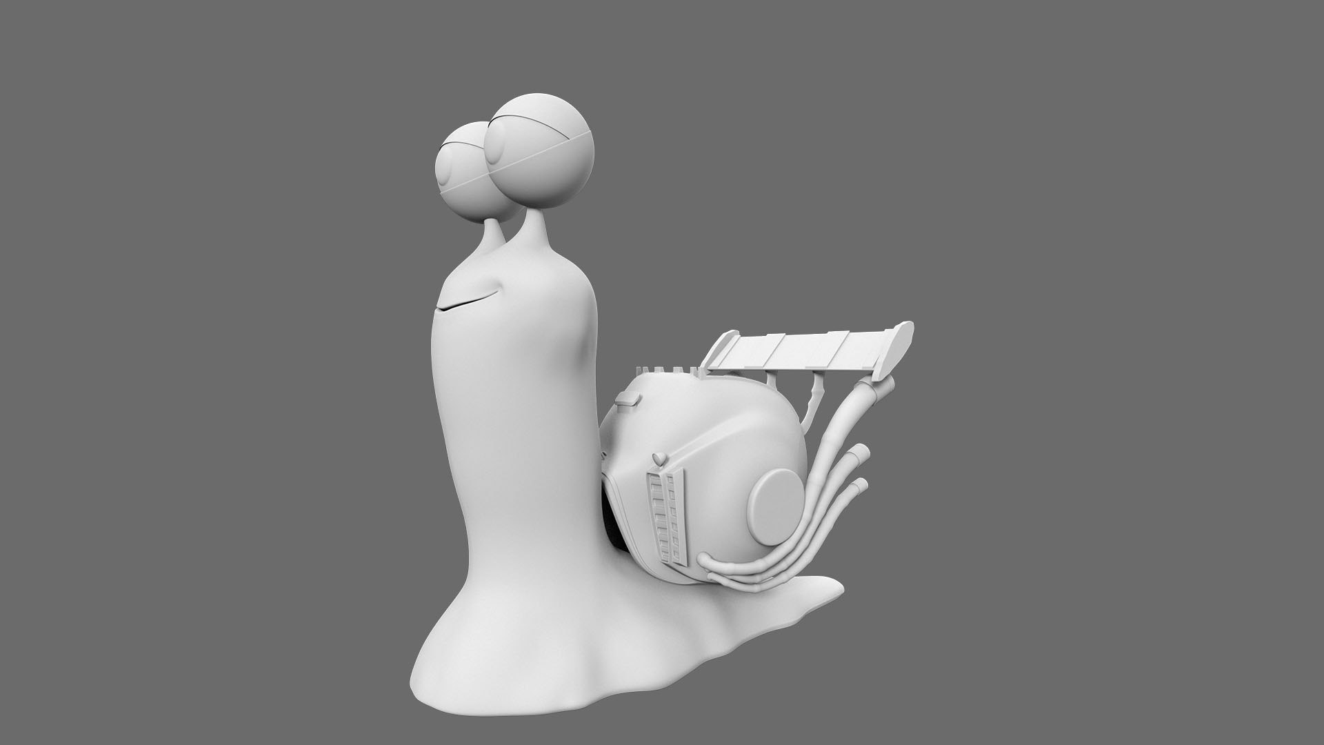 Cartoon Snail Racing Turbo Car 3D - TurboSquid 2105214