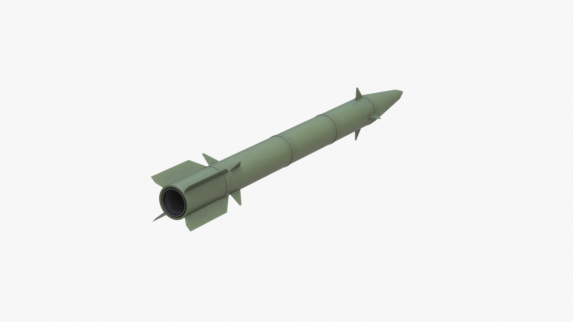 3D Tactical Ground-to-Ground Ballistic Missile - TurboSquid 2302374