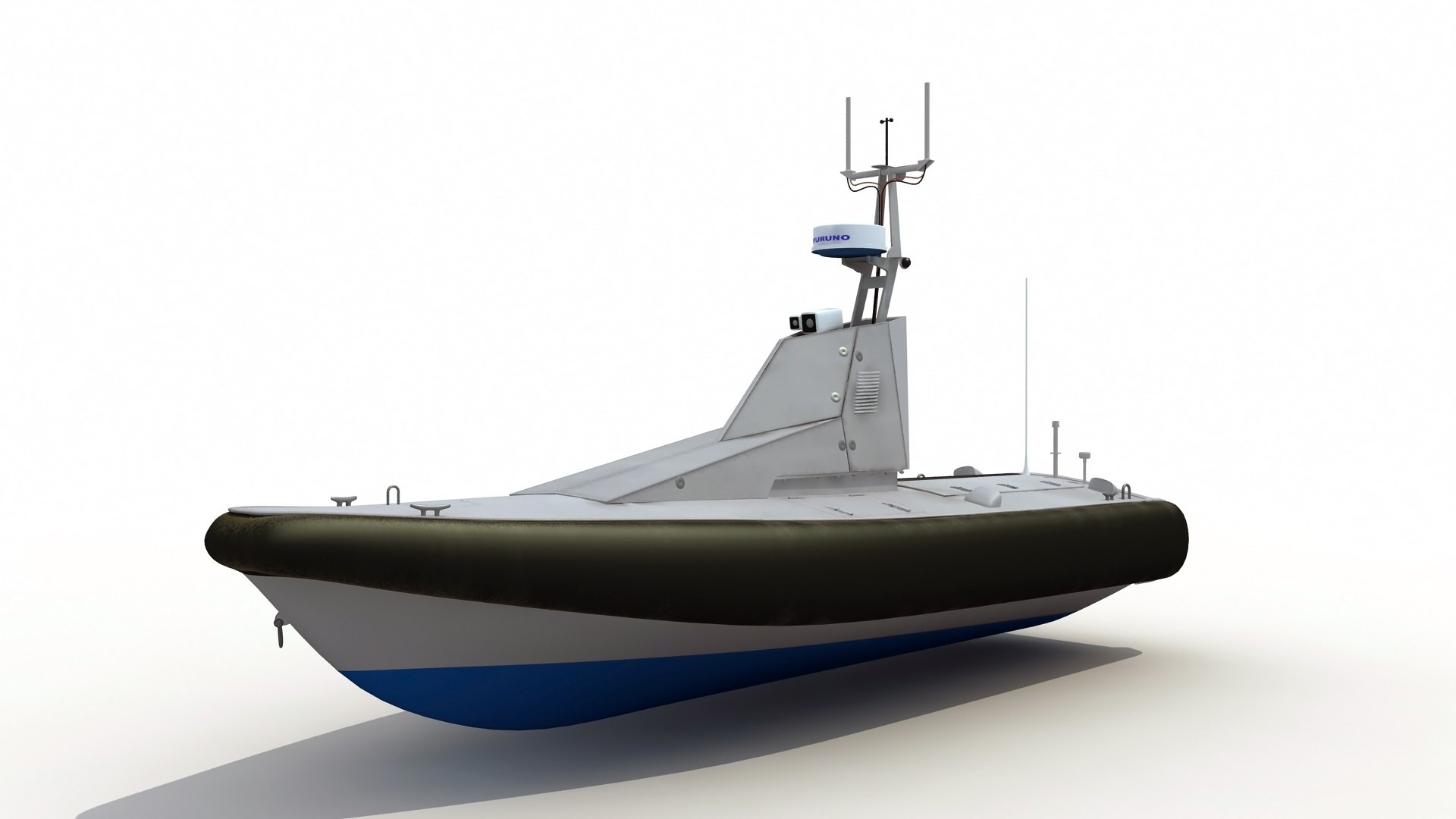 3d Homeland Security Unmanned Patrol Boat
