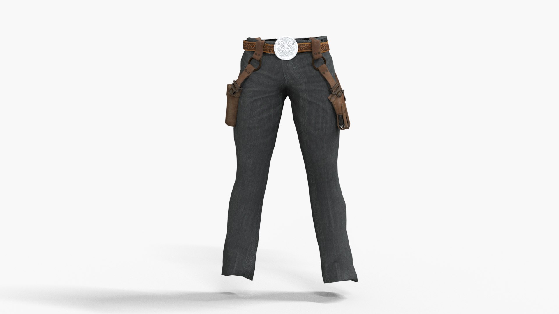Gunslinger Ghost - Call Of Duty Modern Warfare Low-poly 3D Model ...