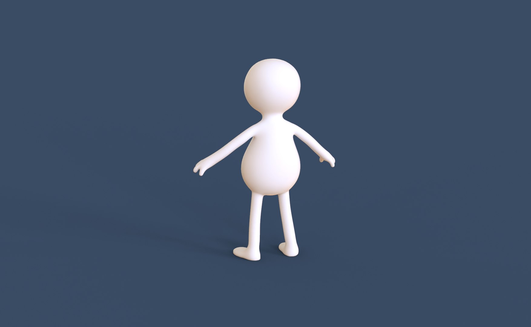 Stickman 02 Rigged Low Poly Model - TurboSquid 2319849