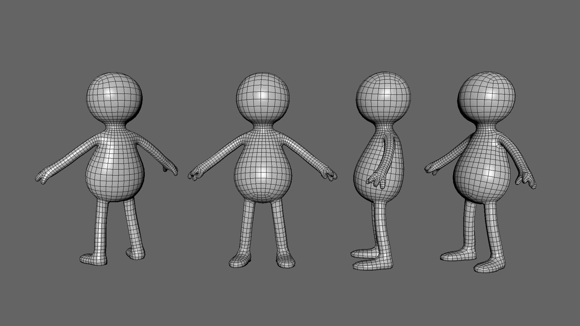 Stickman 02 Rigged Low Poly Model - TurboSquid 2319849
