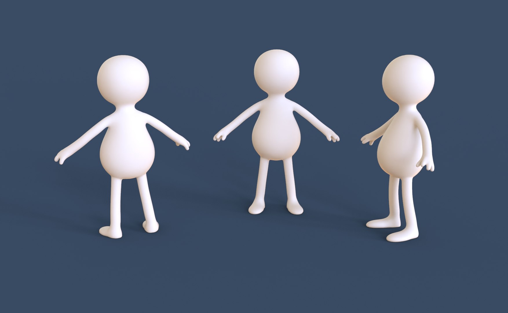 Stickman 02 Rigged Low Poly Model - TurboSquid 2319849