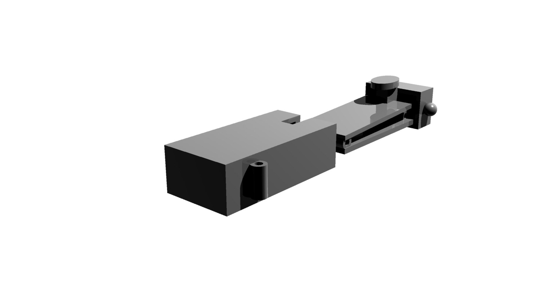 3D Lock Box Long Model - TurboSquid 1400920