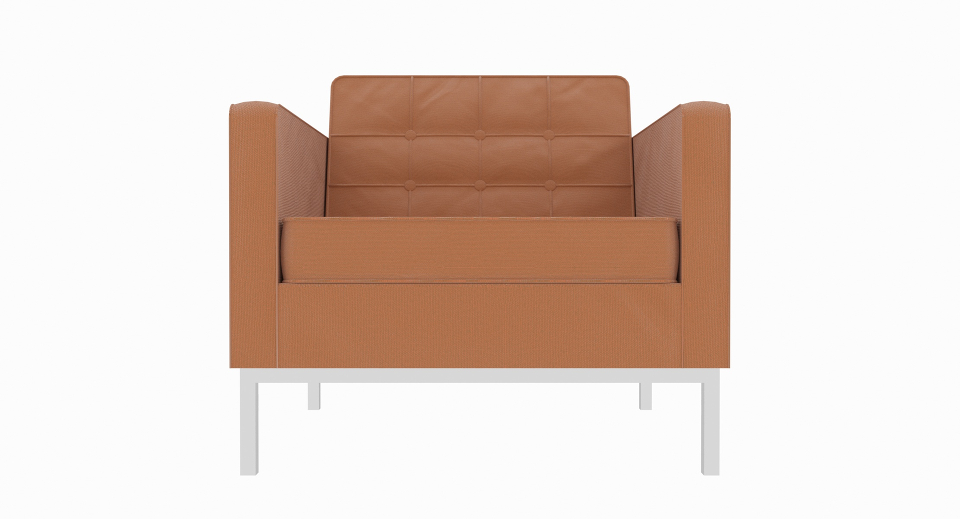 Knoll Florence Arancio Fabric Chair 3D model - TurboSquid 1978747