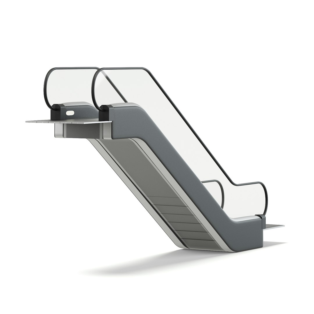 Short Escalator 3D Model - TurboSquid 1327956
