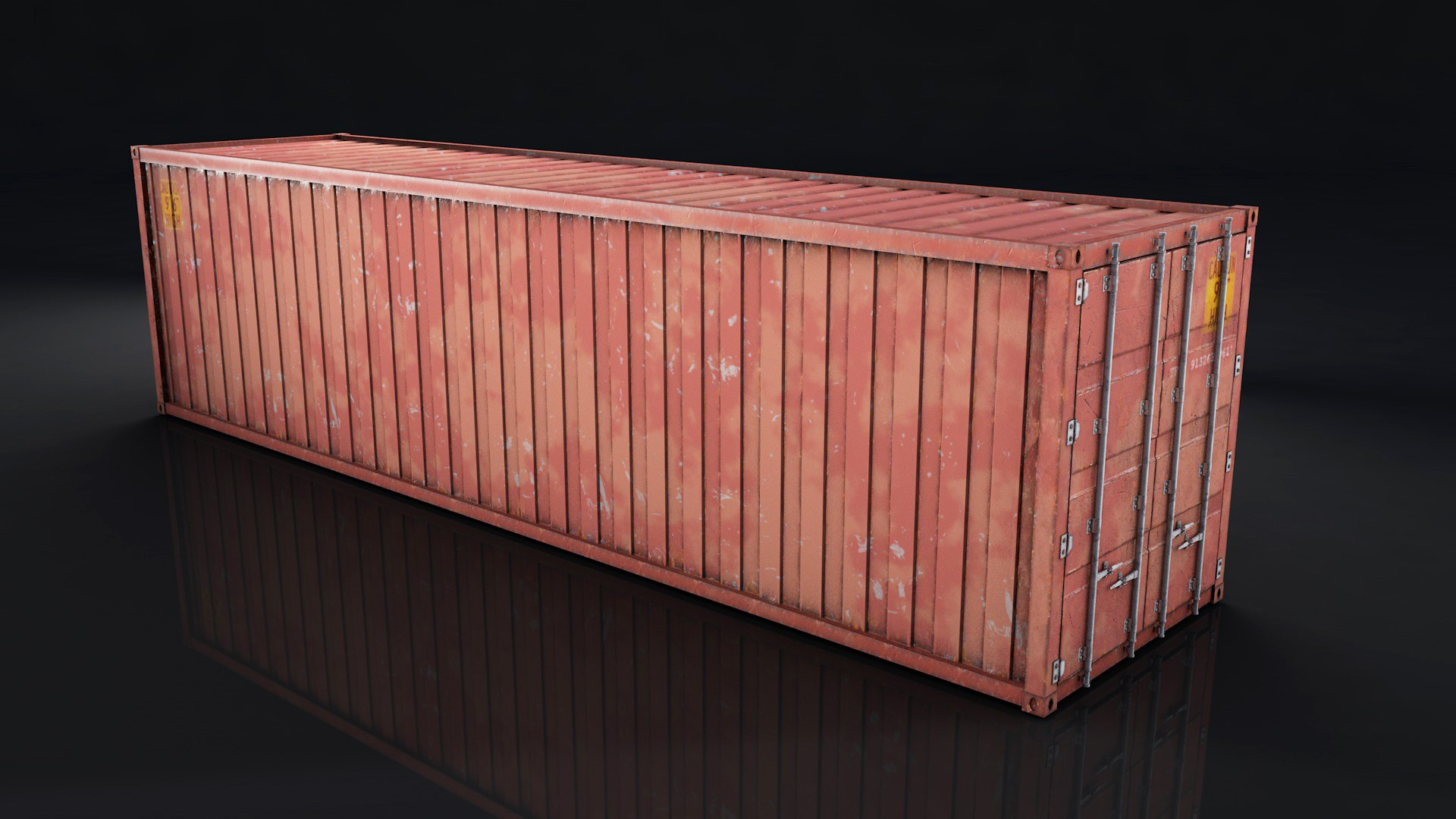 Shipping container 3D model - TurboSquid 1537339