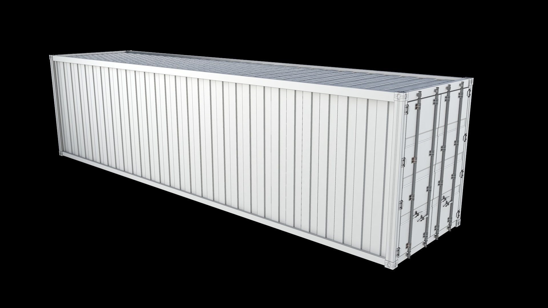 Shipping container 3D model - TurboSquid 1537339