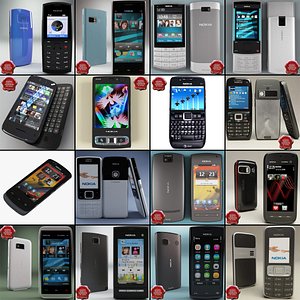 Bundle And Low Poly Nokia 6300 3D Models For Download | TurboSquid