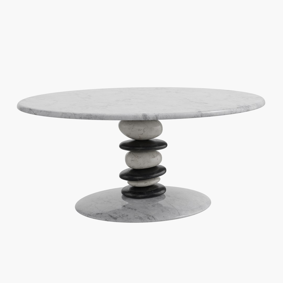 3D Breakfast Table Model - TurboSquid 2243746