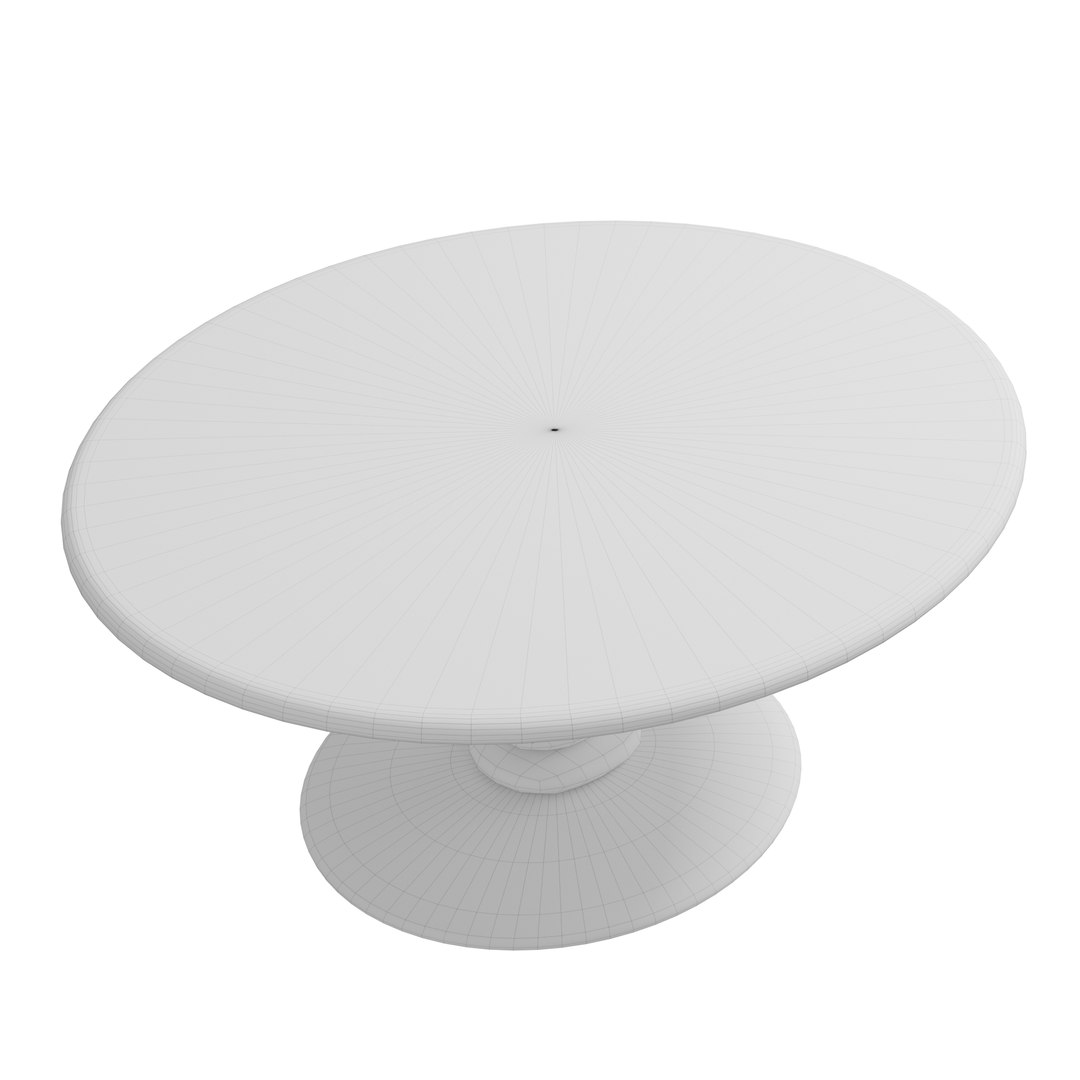 3D Breakfast Table Model - TurboSquid 2243746