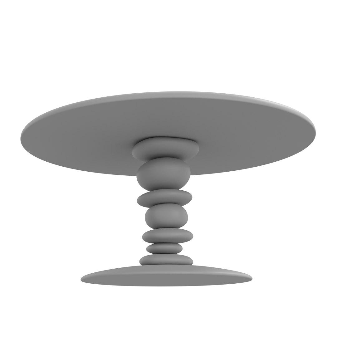 3D Breakfast Table Model - TurboSquid 2243746