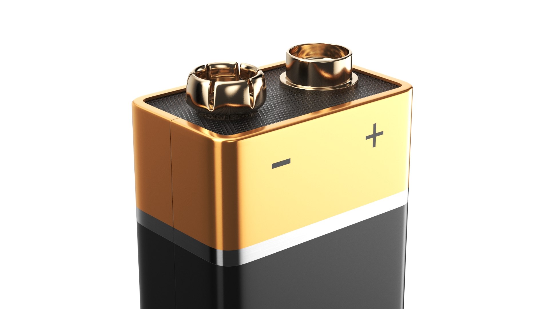 3D Detailed 9V Battery Model - TurboSquid 2355877