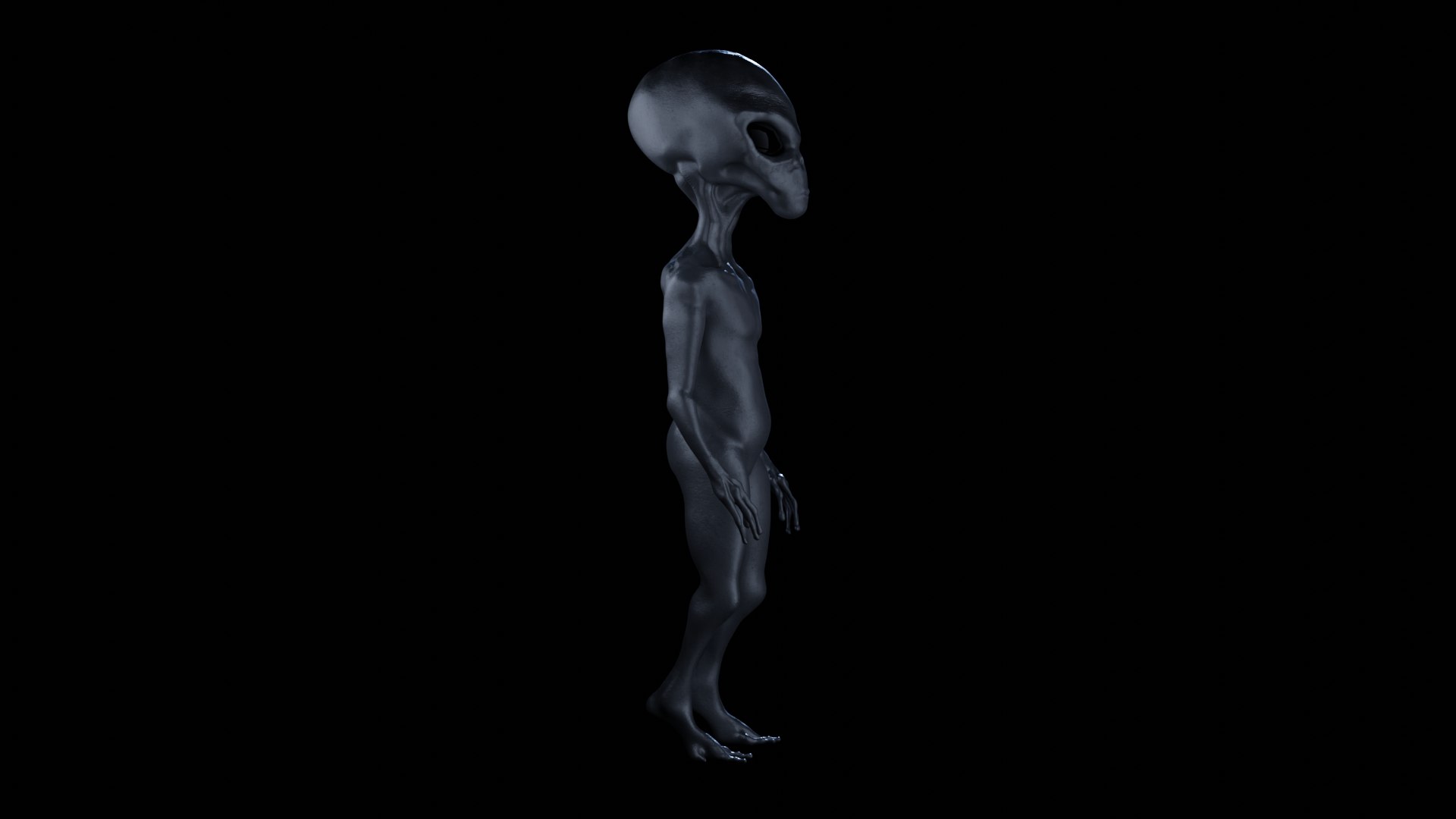 Grey Alien 3D Model - TurboSquid 2074350
