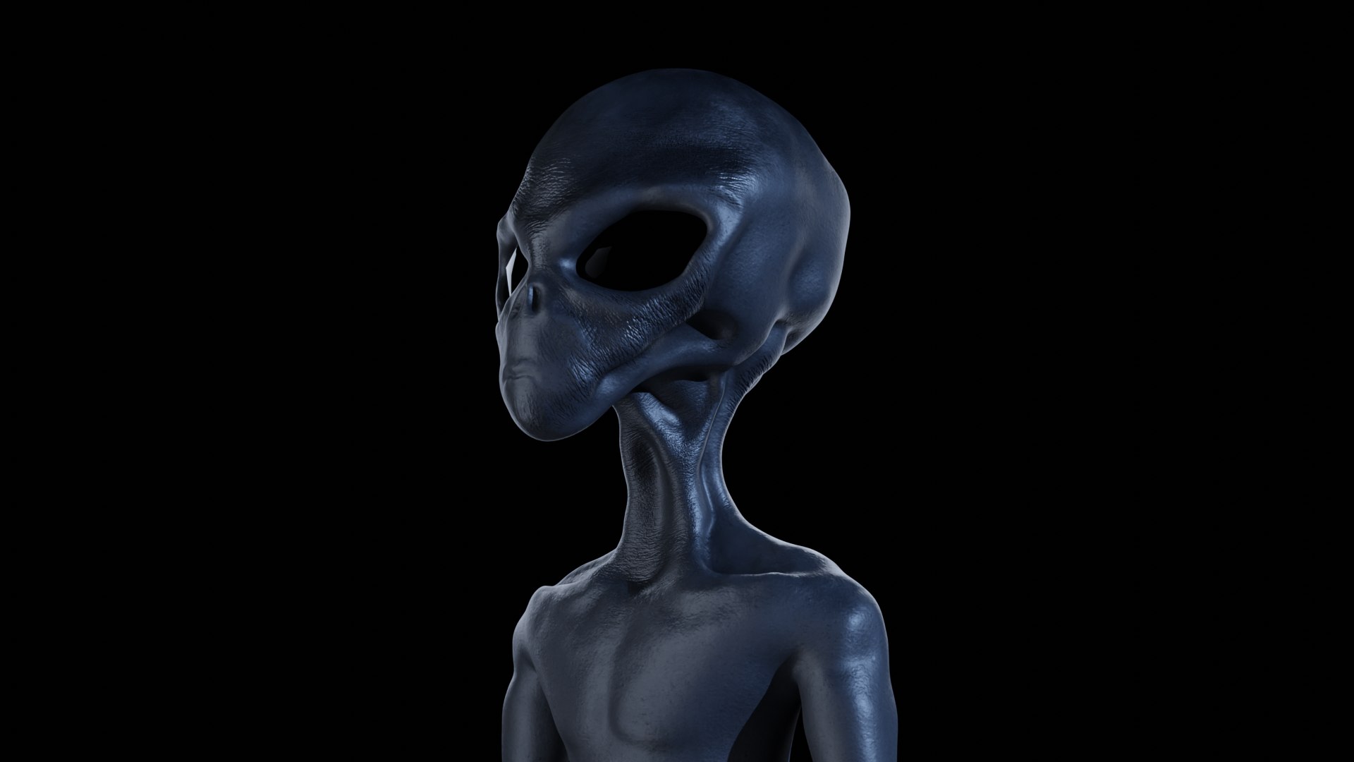 Grey Alien 3D Model - TurboSquid 2074350