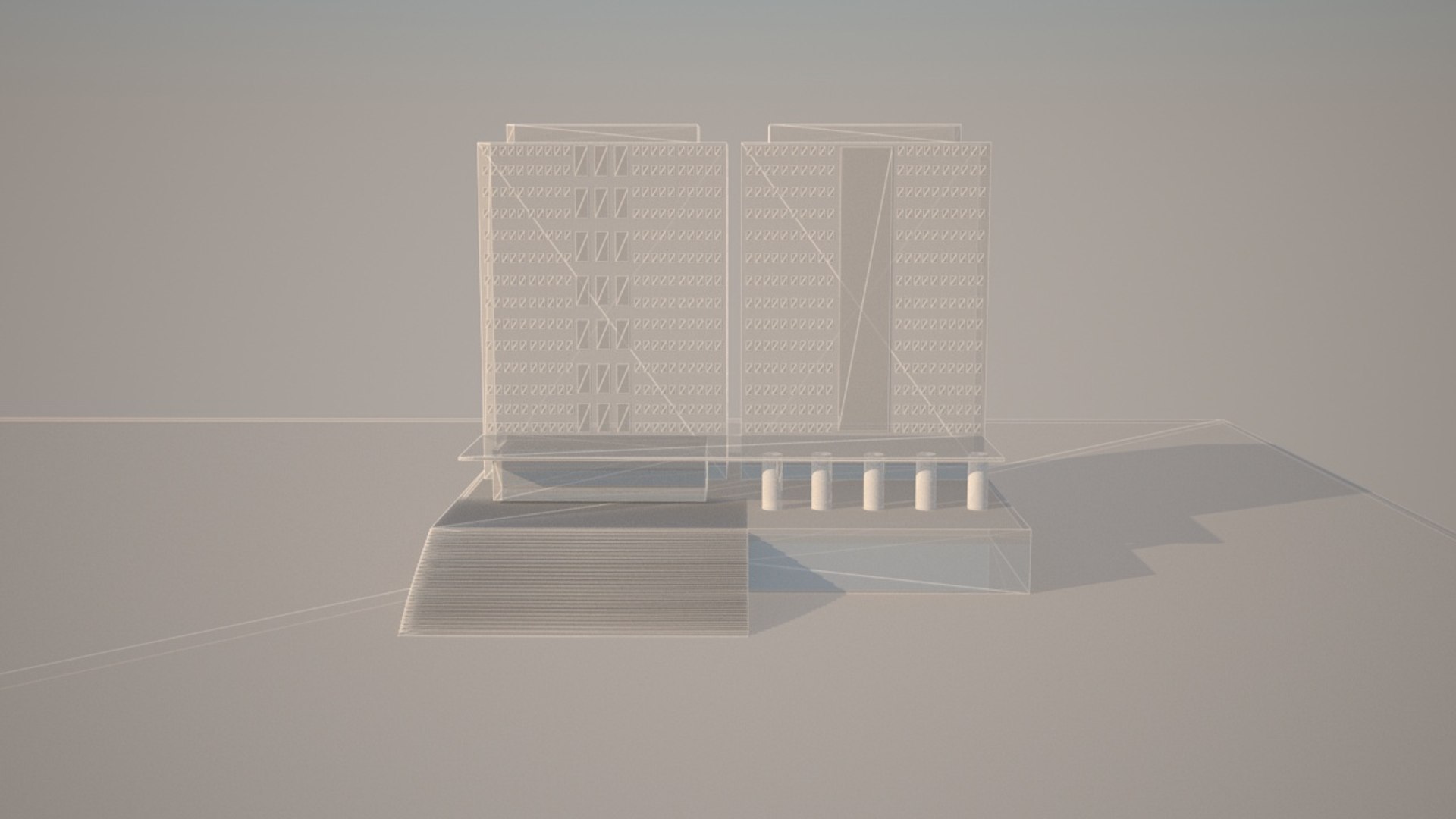 Simple Hotel 3D Model - TurboSquid 1304400