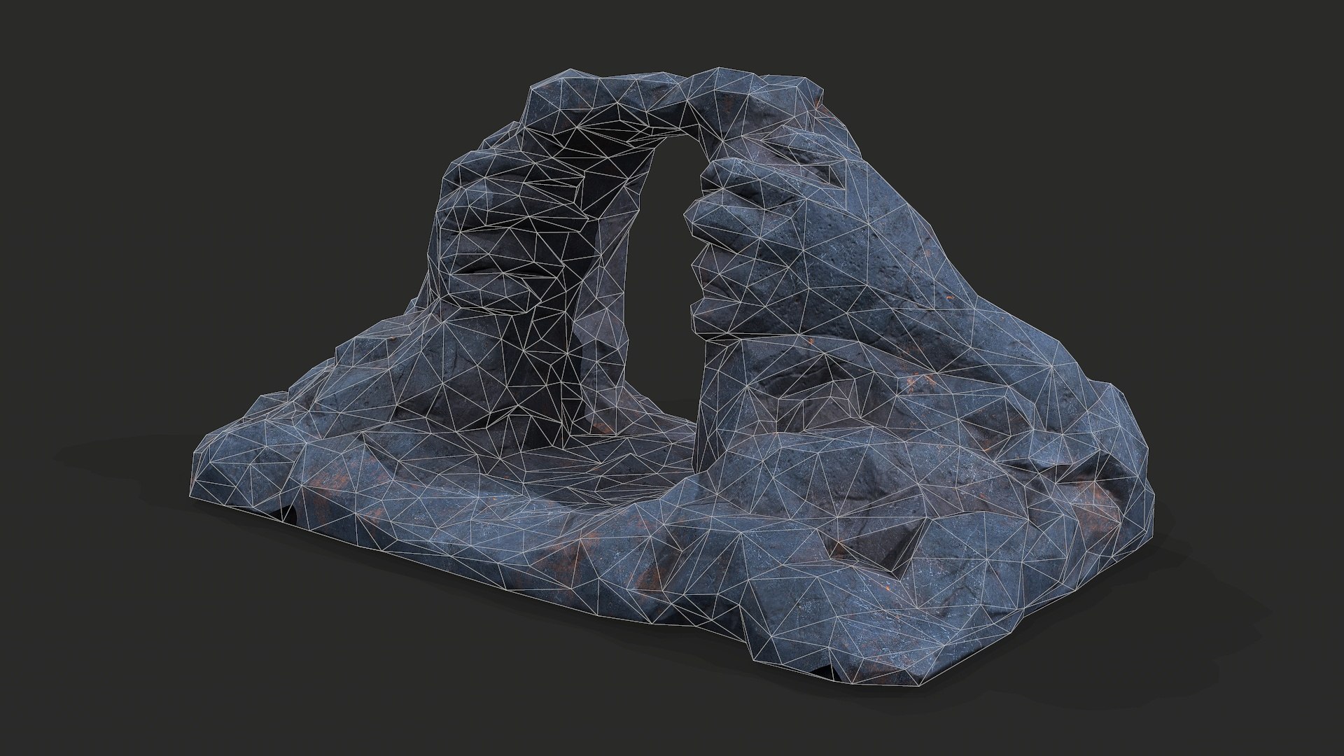 Cave Entrance Cliff Rock 07 Model - TurboSquid 2142282