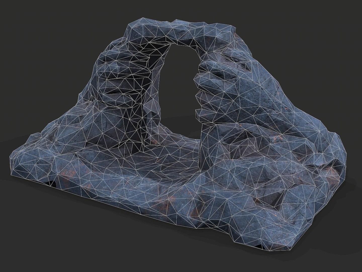 Cave Entrance Cliff Rock 07 Model - TurboSquid 2142282