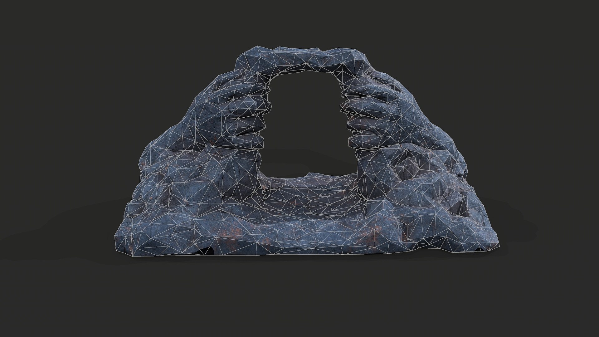 Cave Entrance Cliff Rock 07 Model - TurboSquid 2142282