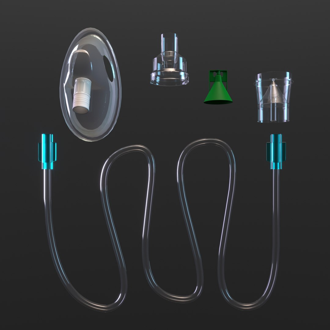 3D Nebulizer Mask - TurboSquid 1770467