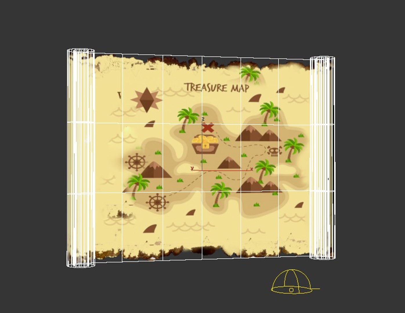 Cartoon Treasure Model - TurboSquid 1470372