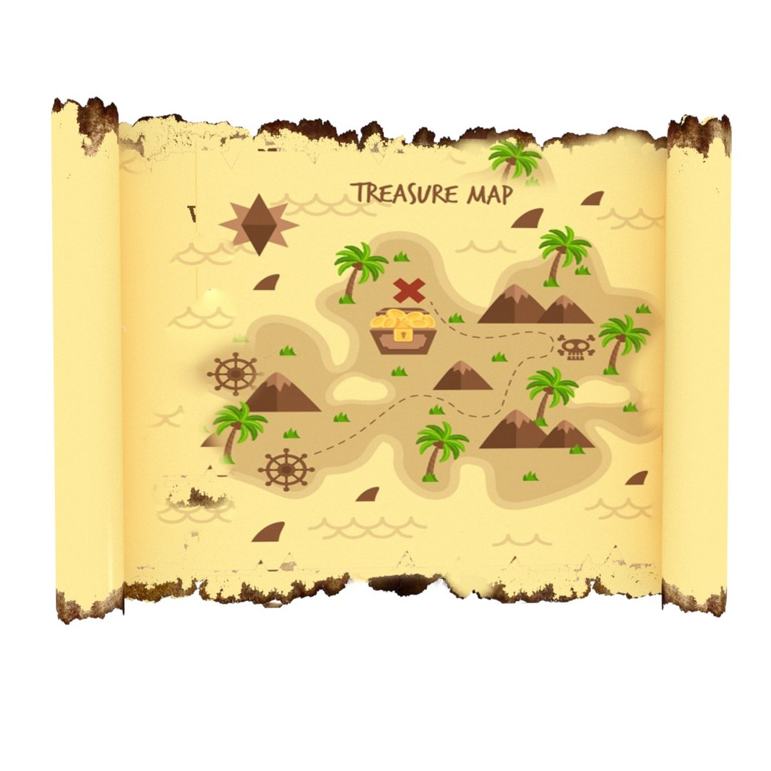 Cartoon Treasure Model - TurboSquid 1470372