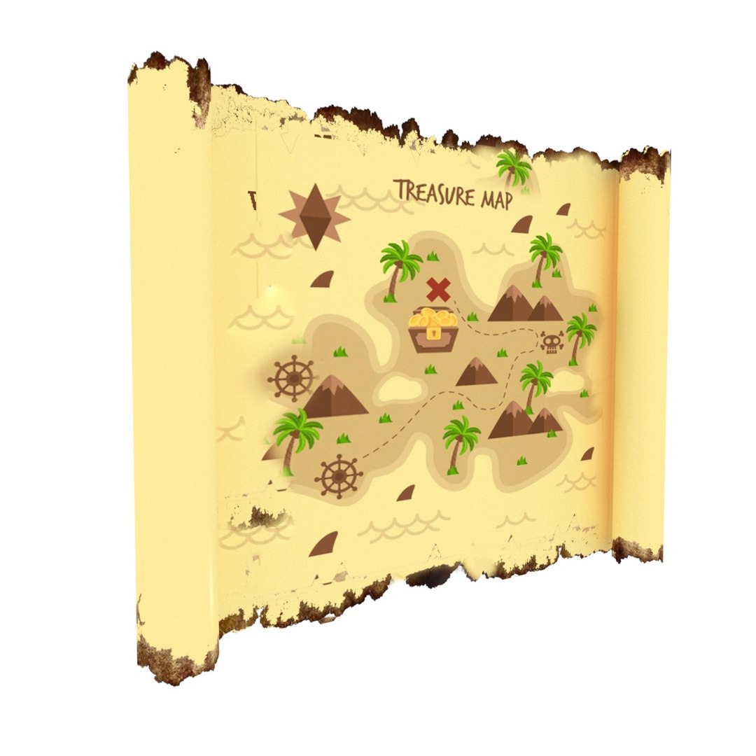 Cartoon Treasure Model - TurboSquid 1470372